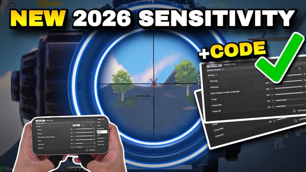 PUBG Mobile Best Sensitivity Settings for 2026 (No Recoil) - JobzKm.com